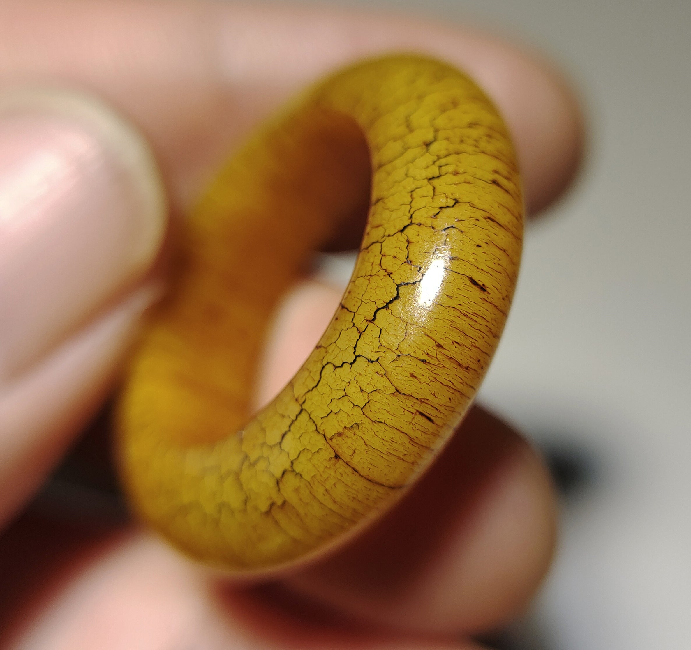 Real Old Antique Tibetan Yak Bone Amulet Ring Kapala Mala Bead Pendant ...